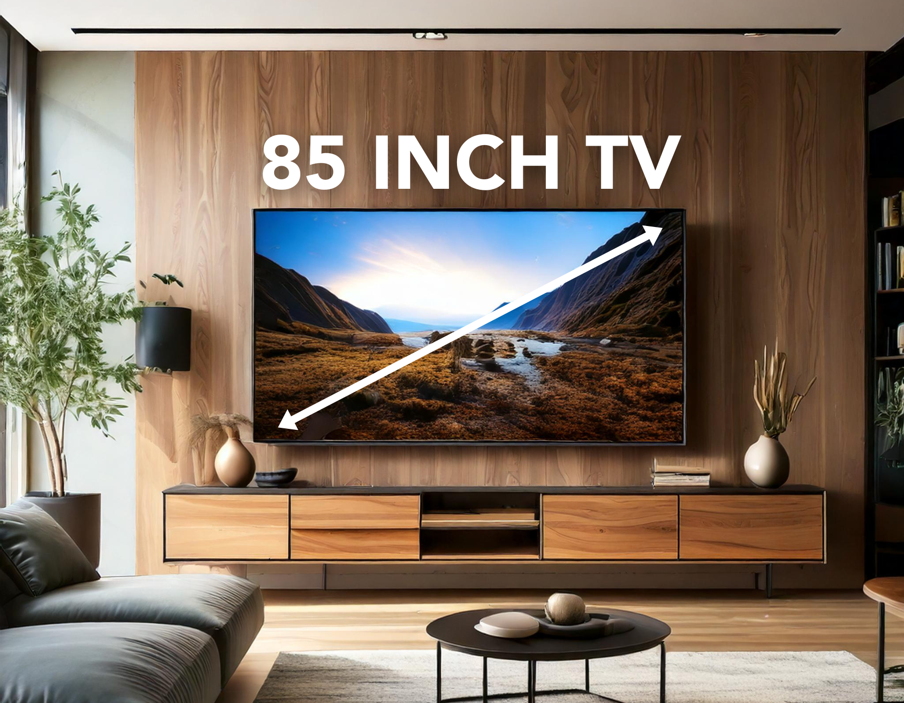 Dimensions of a 85 Inch TV | Mount-It!