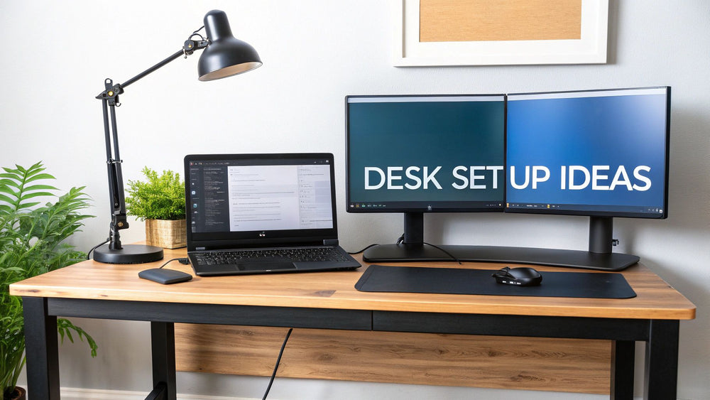 Top Office Desk Setup Ideas to Boost Productivity in 2025 – Mount-It!
