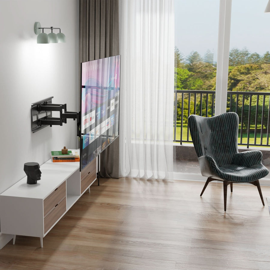 Heavy Duty Dual Arm TV Wall Mount with Extra Long Extension