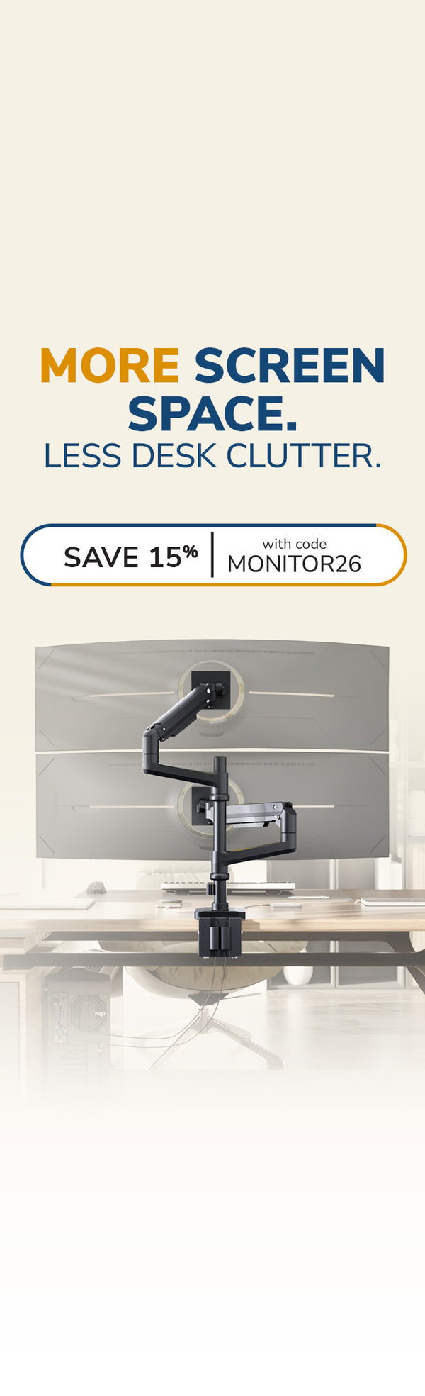 Single Monitor Arm | Desk Mounts for Clean, Ergonomic Workstations ...