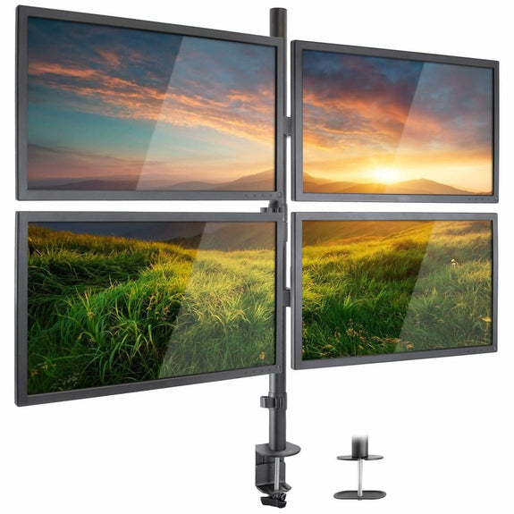 4 Monitor Mounts | Quad Screen Desk Mounts for Maximum Efficiency ...