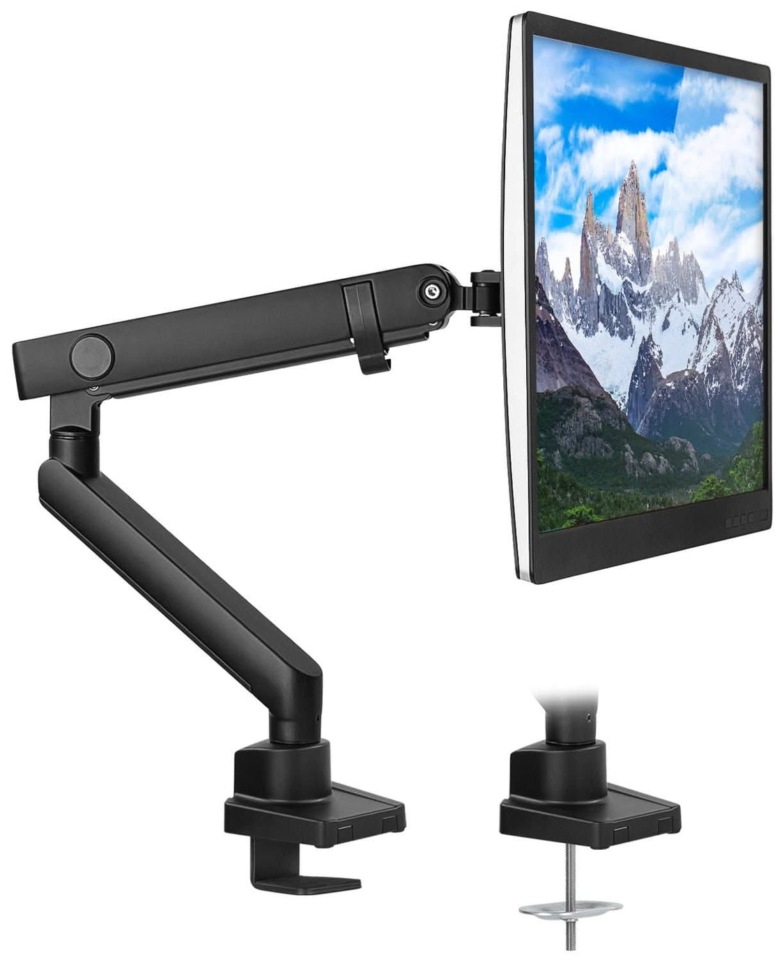 Single Monitor Arm | Desk Mounts for Clean, Ergonomic Workstations ...