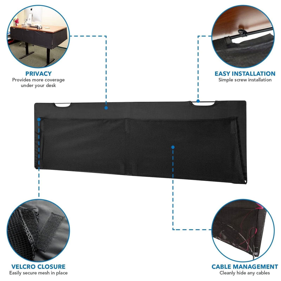 Mount-It! Under Desk Privacy Panel | MI-7250