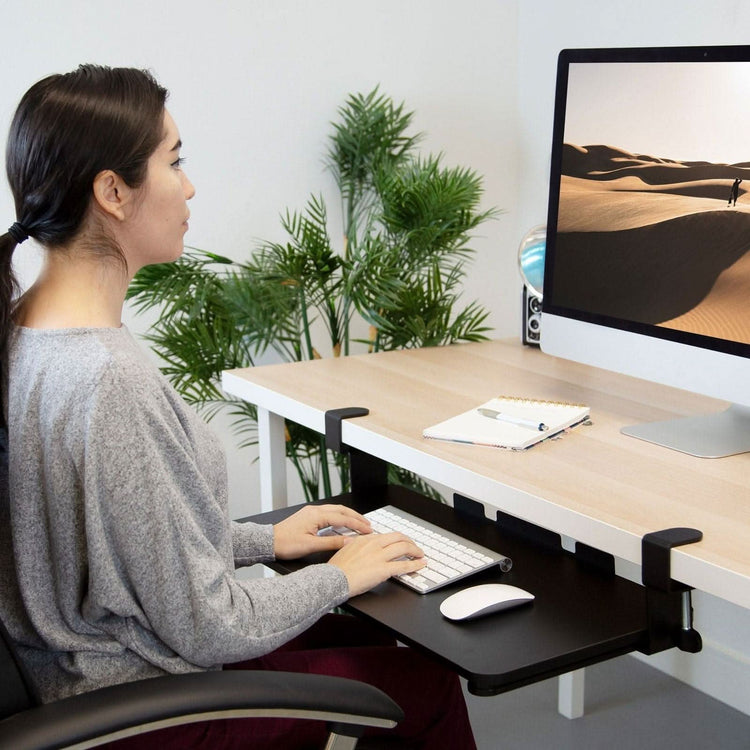 Keyboard Trays: Under Desk, Clamp-On & Pull-Out Options – Mount-It!