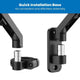 Mount-It! Counterbalance Laptop Arm for Wall and Pole Mounting - Mount ...