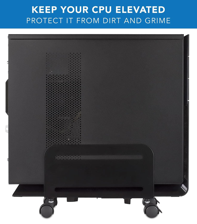 Under Desk PC & CPU Mounts for Space-Saving Work – Mount-It!