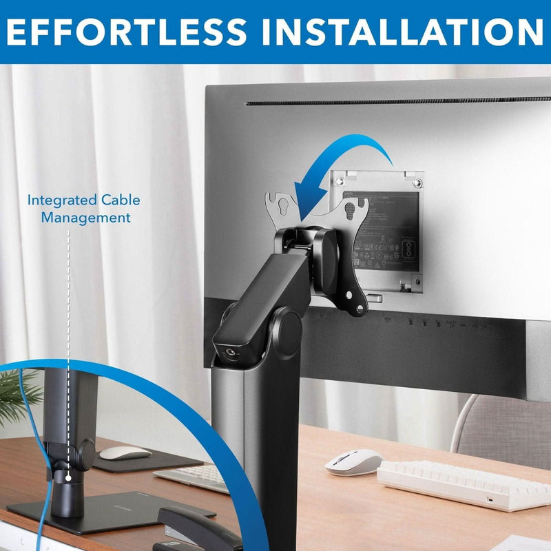 Mount-It! Freestanding Monitor Arm With Height Adjustment - Mount-It ...