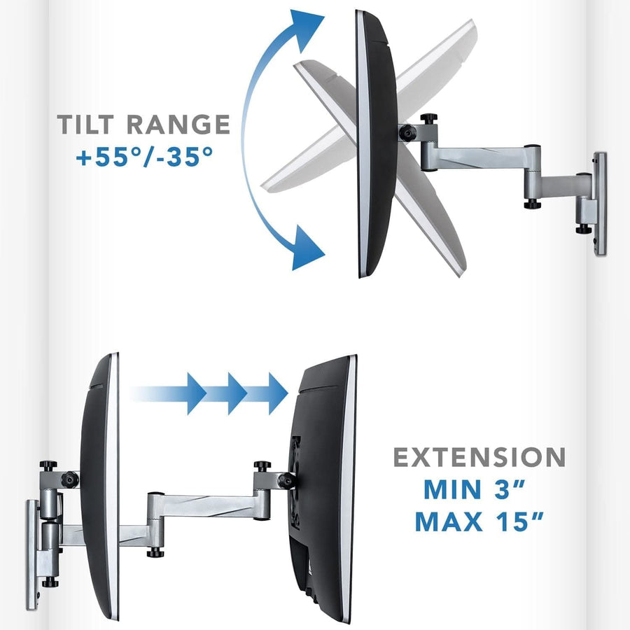 Mount-It! Full Motion Lockable RV and Trailer TV Mount for 19" to 43 ...