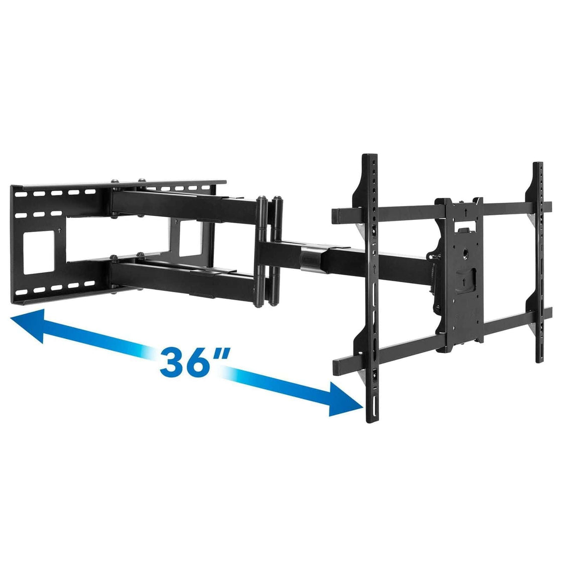 Mount-It! Heavy Duty Dual Arm TV Wall Mount with Extra Long Extension ...