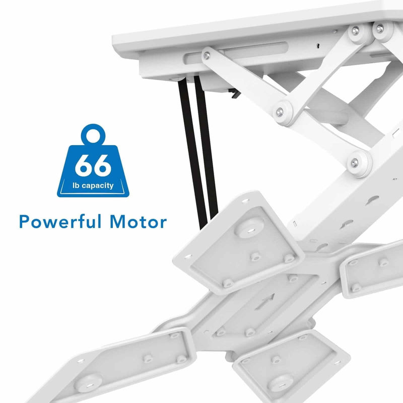 Mount-It! Retractable Motorized Ceiling TV Mount for 32" to 55" TVs ...
