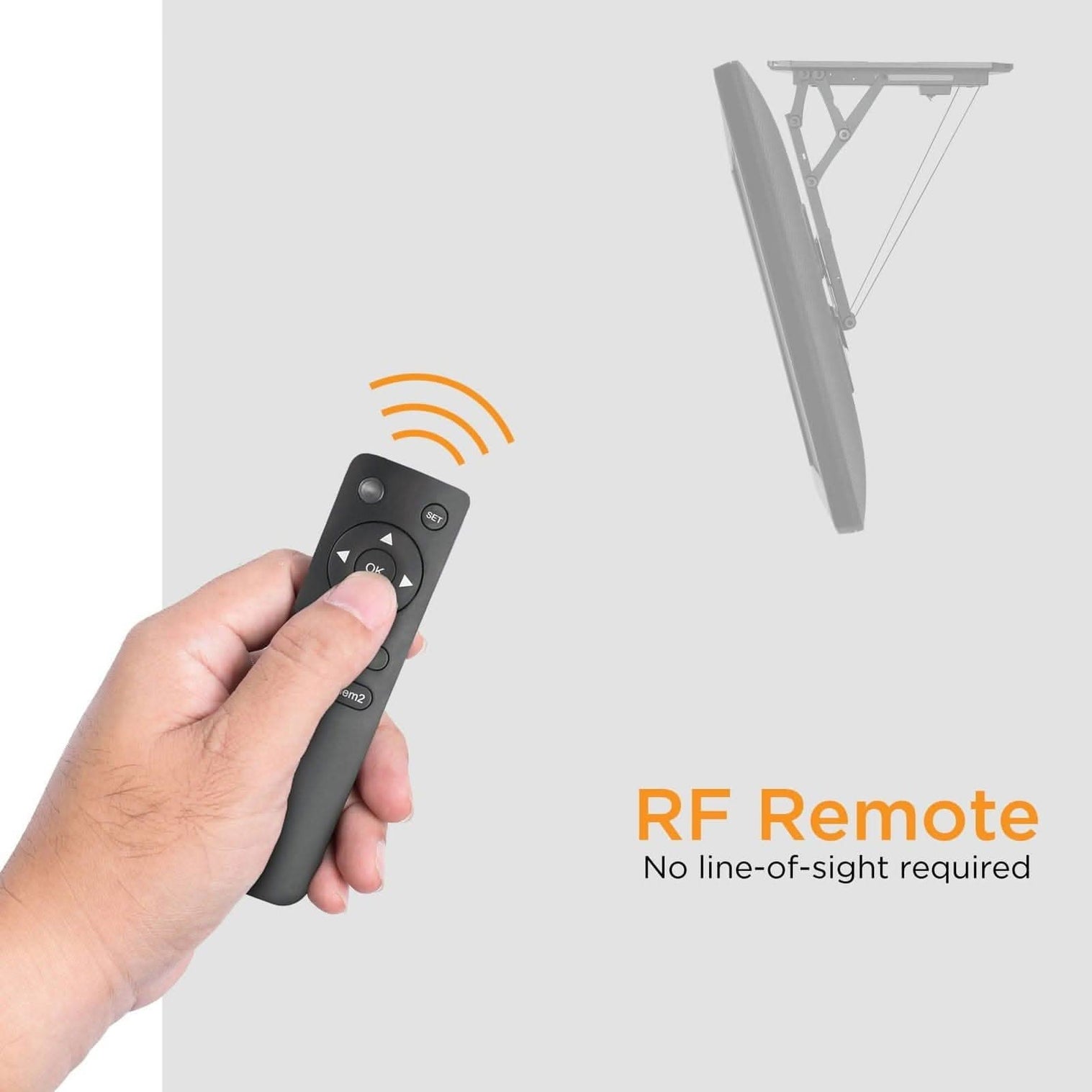 Mount-It! Retractable Motorized Ceiling TV Mount for 32" to 55" TVs ...