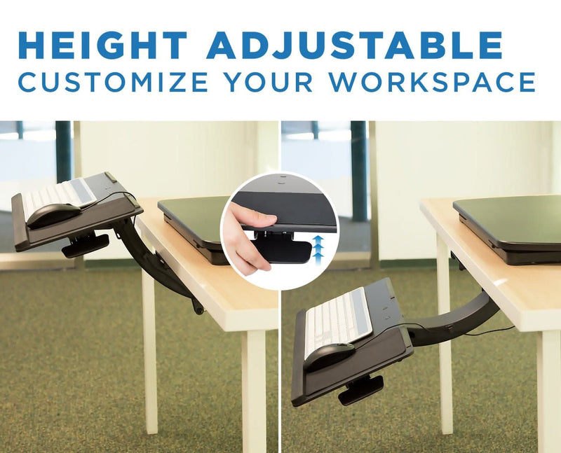 Mount-It! Standing Keyboard and Mouse Platform With Ergonomic Wrist ...