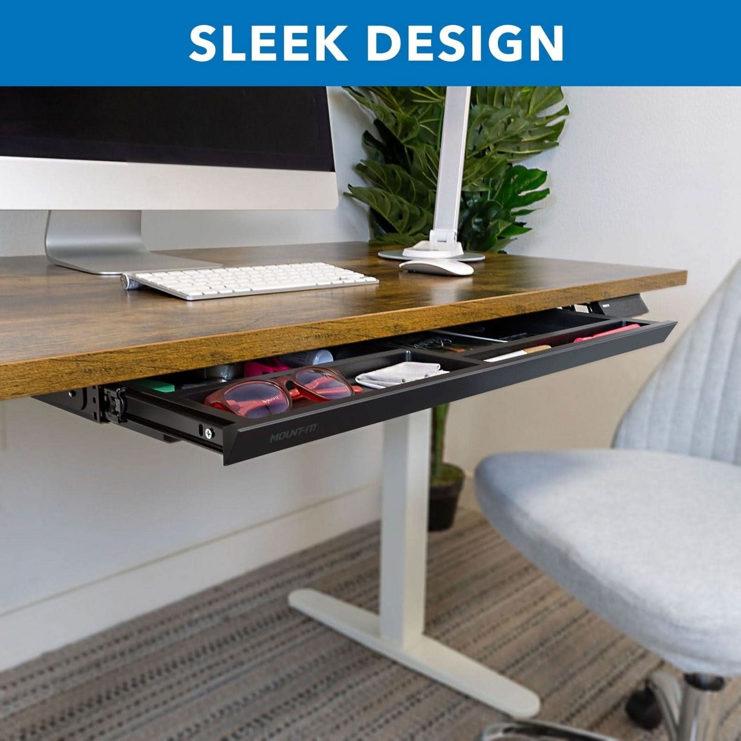 Mount-It! Under Desk Drawer - Deep - Mount-It! | MI-7298BLK