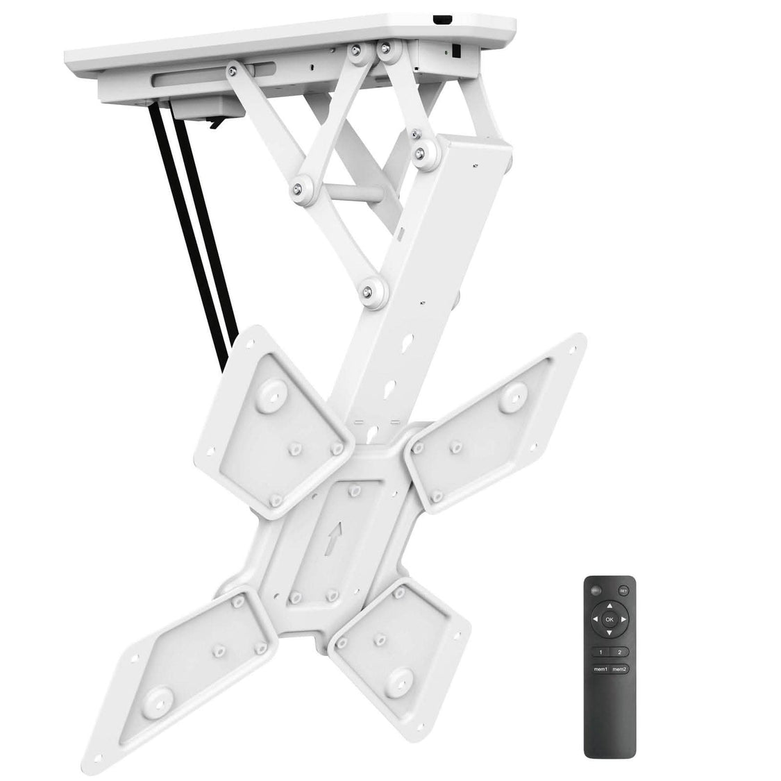 Mount-It! Retractable Motorized Ceiling TV Mount for 32" to 55" TVs ...